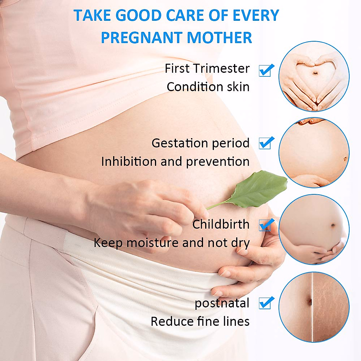 Stretch Mark Cream, Stretch Mark Remover, Stretch Mark Cream Pregnancy, Stretch Mark Removal Cream Maternity Repair, Repair Scar Cream Slackline Abdomen for All Skin Types