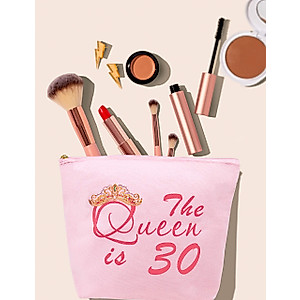 30th Birthday Gifts for Women, 30th Birthday Gifts Makeup Bag, Birthday Gifts for 30 Year Old Woman, Dirty 30 Gift, 30 Birthday Gifts for Women, 30th Birthday Mirror, 30th Birthday Cosmetic Bag