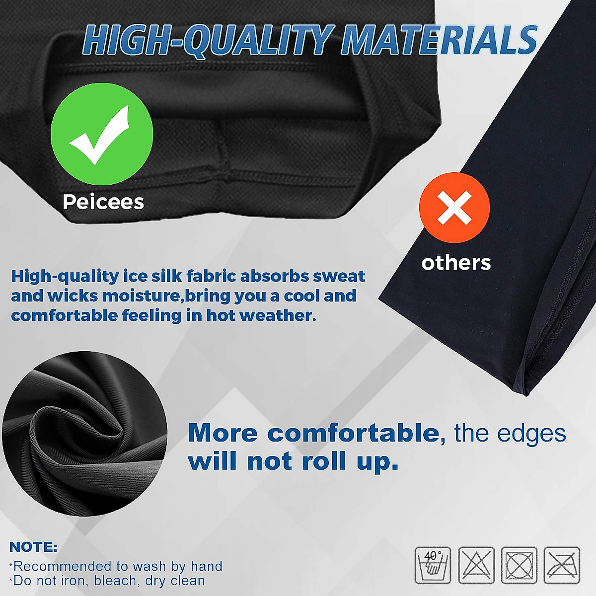 Peicees 6 PC Neck Gaiter Face Mask for Women Men Breathable Neck Gator Scarf Mask Cool Headwear Bandana Balaclava for Cycling