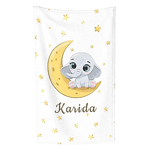 Personalized Baby Blankets,Customised Newborns/Infants/Kids Name Blanket for/Unique Lovely Design &Personalised Fleece Blanket,Personalised Gifts（75 * 100cm