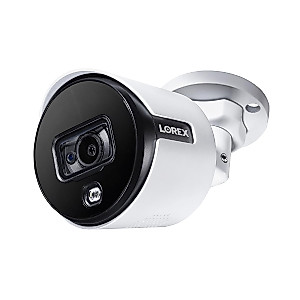 Lorex 5MP Super HD Weatherproof Indoor/Outdoor Add-On Analog Bullet Security Camera w/Warning Light and Remote-Triggered Sirens & Color Night Vision [Camera ONLY]