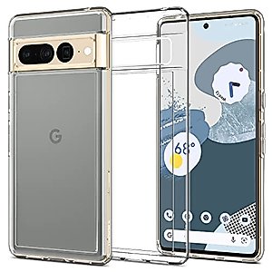 Spigen Ultra Hybrid [Anti-Yellowing Technology] Designed for Pixel 7 Pro Case (2022) - Crystal Clear