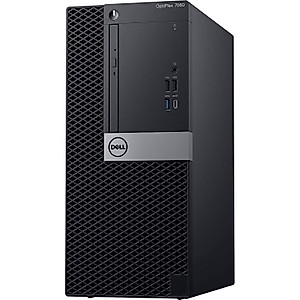 Dell Optiplex 7060 Mini Tower | Intel Quad Core i3-8300 3.7GHz | 32GB DDR4 + 16GB Optane Memory | 500GB HDD | DVD | Windows 10 Pro (Renewed)