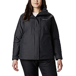 Columbia Women's Whirlibird Iv Interchange Jacket, Black Crossdye, X-Large