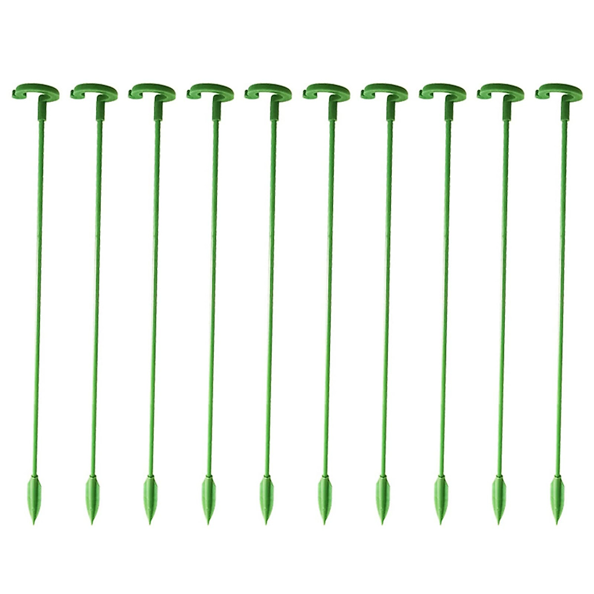 Plants Support Rods 10 Pcs Garden Bonsai Bracket Stake Single Stem Shrub Holder for Indoor Outdoo Garden Flower Potted Support Rod support rod for plants