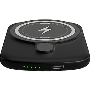 Casely Power Pod | MagSafe Compatible Battery Pack | Into The Wild | Black Leopard Power Pod