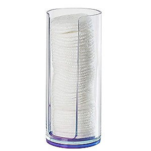 Simplify Ombre, Durable, Stylish, Easy to Refill Cotton Pad Holder, Multicolor Bath Accessories Organizers Collection