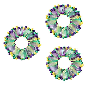 Beavorty 3 Pcs Pet Collar Comfortable Dogs Collar Carnival Cat Collar Wound Healing Cone Dog Surgery Collar Cat Elizabethan Collar Pet Carnival Collar Pet Neck Skirt Small Dog Polyester