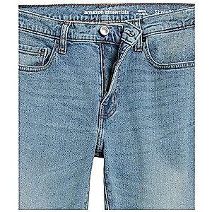 Amazon Essentials Men's Skinny-Fit Stretch Jean, Light Wash, 35W x 30L