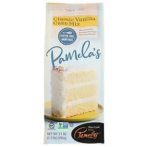 Pamela's Classic Vanilla Cake Mix Gluten Free 6x 21 Oz