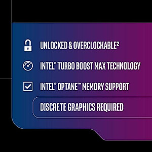 Intel BX80684I99900KF Intel Core i9-9900KF Desktop Processor 8 Cores up to 5.0 GHz Turbo Unlocked Without Processor Graphics LGA1151 300 Series 95W
