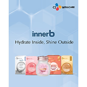 Innerb Snow White (28 Servings, 4 Weeks) - UV Protection and Antioxidant Boost, Premium Korean Skincare Supplement by CJ Wellcare. Honeybush Extract, Vitamin C.