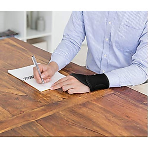 Copper Compression Wrist Wrap - Copper Infused Orthopedic Support - Adjustable Splint for Pain Relief, Arthritis, Sports Injury Fits Men & Women - For Both Right & Left Hands - One Size - Pack of 1