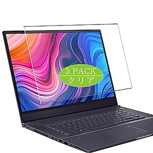 Synvy [3 Pack] Screen Protector, Compatible with ASUS ProArt StudioBook Pro 17 W700 W700G2T 17" 2019 TPU Film Protectors [Not Tempered Glass]