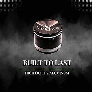 VOXLAR 2.5 Inch Grinder Mills, Aluminum (Black)