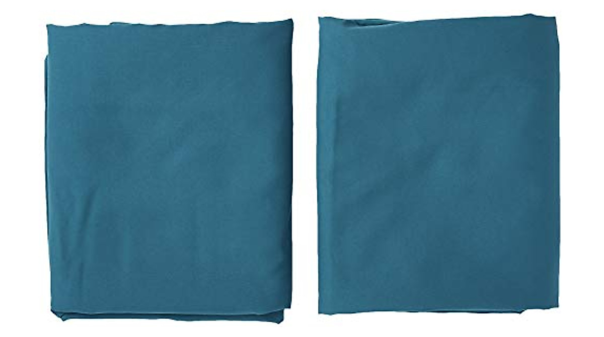 Pairs to Go Cadenza Modern Teal Window Curtains - 2 Panels