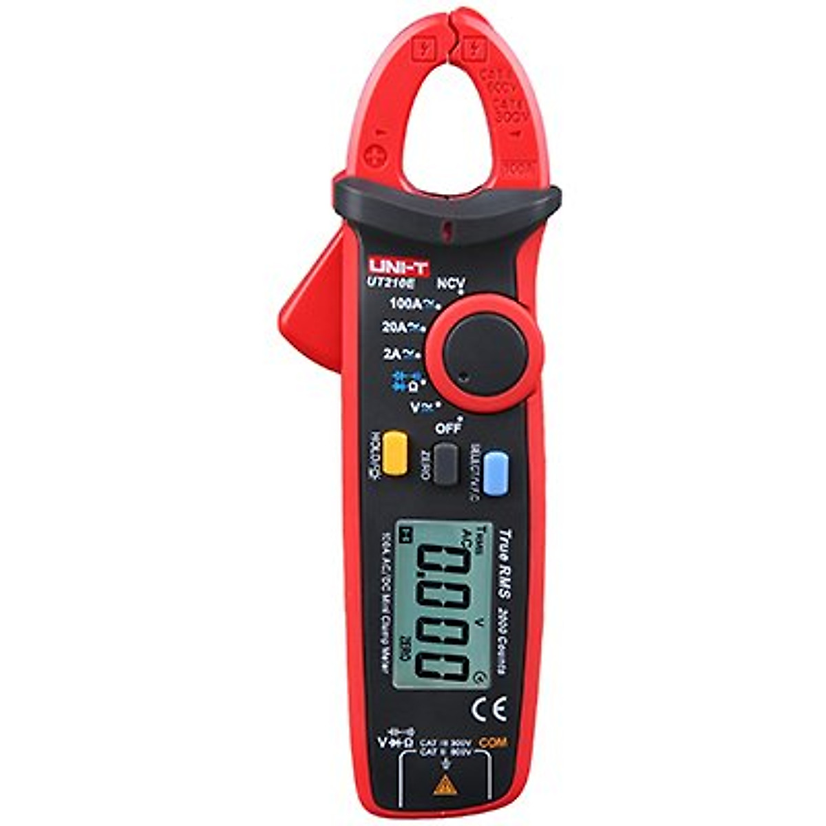 NKTECH TL-1 Screwdriver UNI-T UT210E Mini Handheld RMS AC DC Current Voltage Mini Digital Clamp Meter Resistance Capacitance 2000 Counts Ammeter Voltmeter Tester Mulitmeter