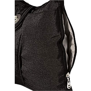 Baggallini womens International Sorrento RFID Hobo Bag, Black, One Size US