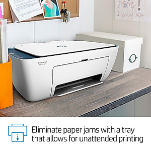 HP DeskJet 2636 Wireless All-in-One Color Inkjet Printer, Copy & Scan with HP Smart App, Blue (Renewed)