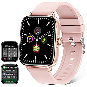 Choiknbo Smart Watch 1.7" Touch Screen Call Answer Receive/ Dial, Fitness Tracker Smart watches for Android iOS Phones, IP67 Waterproof with Sleep/ Heart Rate Activity Tracker Smartwatch for Man Women