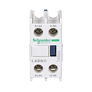 Schneider Electric LADN11 Auxiliary Contact Block, 1-NO, 1-NC