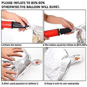 42pcs Silver Star Balloons Silver Moon Balloons Star Balloons Metallic Moon and Star Balloons for Ramadan Eid Mubarak Decorations Graduation, Baby Shower, Space Birthday Party Decorations Supplies