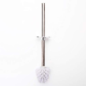 Zuvo 6 Pcs Plastic Bathroom Accessory Set Luxury Bath Accessories Bath Set Lotion Bottles, Toothbrush Holder, Tooth Mug, Soap Dish, Toilet Brush, Trash Can, Rubbish Bin (White)