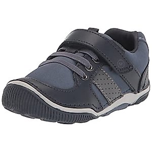Stride Rite Boy's SRT Wes Sneaker, Blue, 8 X-Wide Toddler