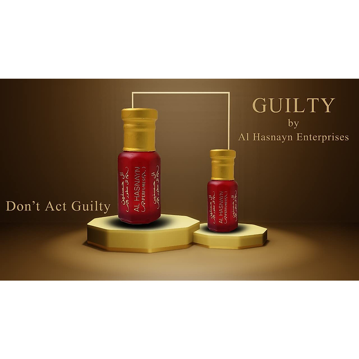 AL HASNAYN ENTERPRISES GUILTY UNISEX Cologne Perfume Essential oil Roll-On (CLASSIC Edition) 6ml Alcohol Free Natural Sweet Perfumes Fragrance | Long Lasting | Gifts for men women | (GUILTY)