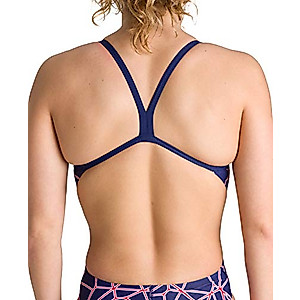 Arena Women's Standard Carbonics Pro Challenge Back One Piece Swimsuit, Navy, 26