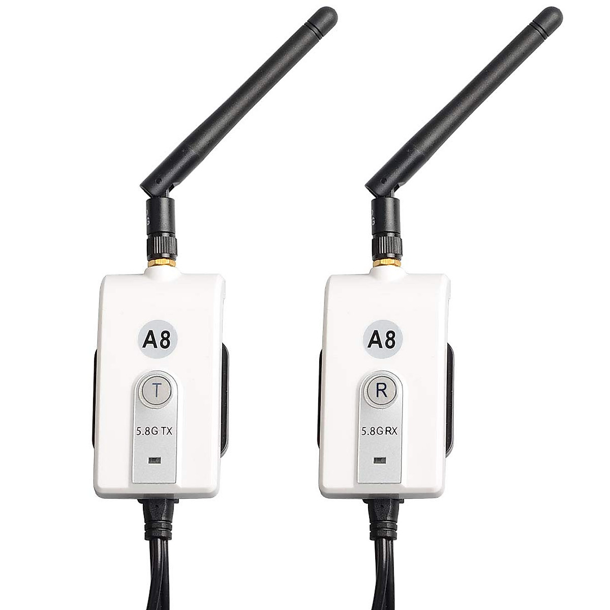 5.8 GHz Wireless Video Transmitter and Receiver Kit for The Vehicle Backup Camera and Car Rear View Parking Monitor