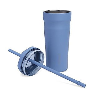 Hydragear Breaker Stainless Steel Tumbler with Tritan Lid and Reusable Straw - 24 Oz - Denim