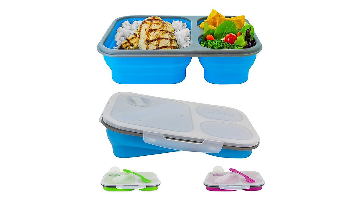 Smart Planet Eco Silicone Collapsible Lunch Box