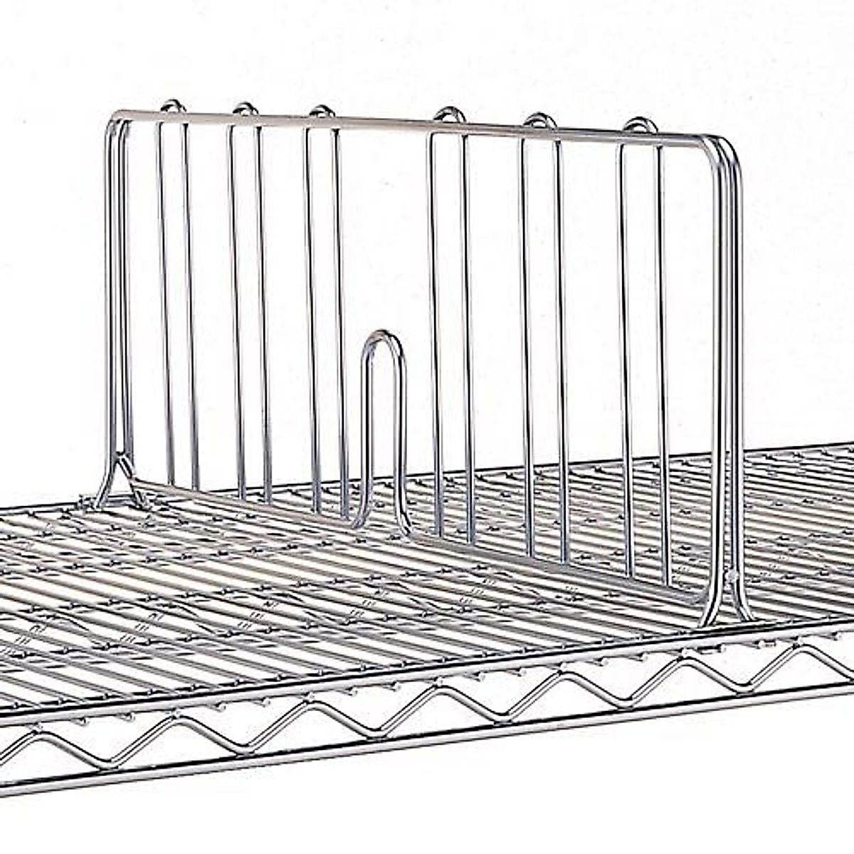 Metro DD24C Super Erecta Chrome Plated Shelf Divider, 24" Width x 8" Height