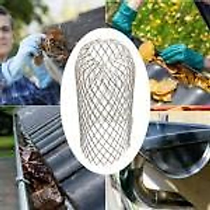 Aluminum Guard Filters, Expand Roof Gutter, Leaf Drains Colanders Filters, Drain Colanders Net Cover(4pcs)