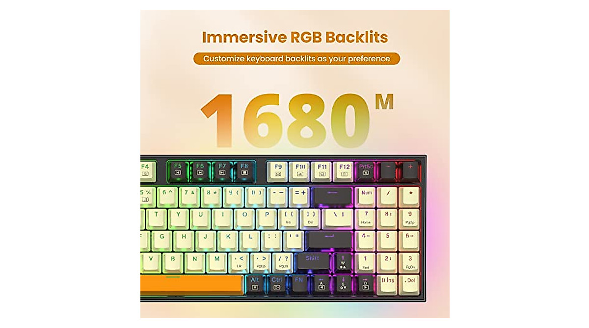 Redragon Mechanical Gaming Keyboard - RGB & Macro Features