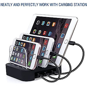 GKW Short iPhone Charger Cable 1ft Power Bank Cable,1 Foot Lightning Cable Compatible with iPhone 12 Pro Max/12 Mini/11 Pro Max/Xs Max/XR/X/8 Plus/SE 2020/7/6/5/se,Black