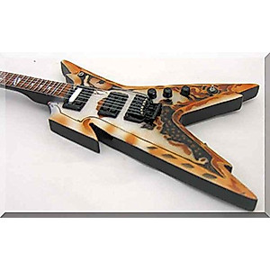 ARTSTUDIO35 Miniature Guitar Razorback Rustic Pantera