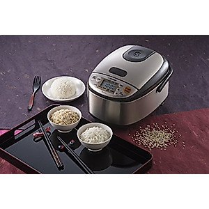 Zojirushi NS-LHC05 Micom Rice Cooker & Warmer, Stainless Dark Brown