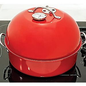 Nordic Ware 36556 Kettle Smoker, Red
