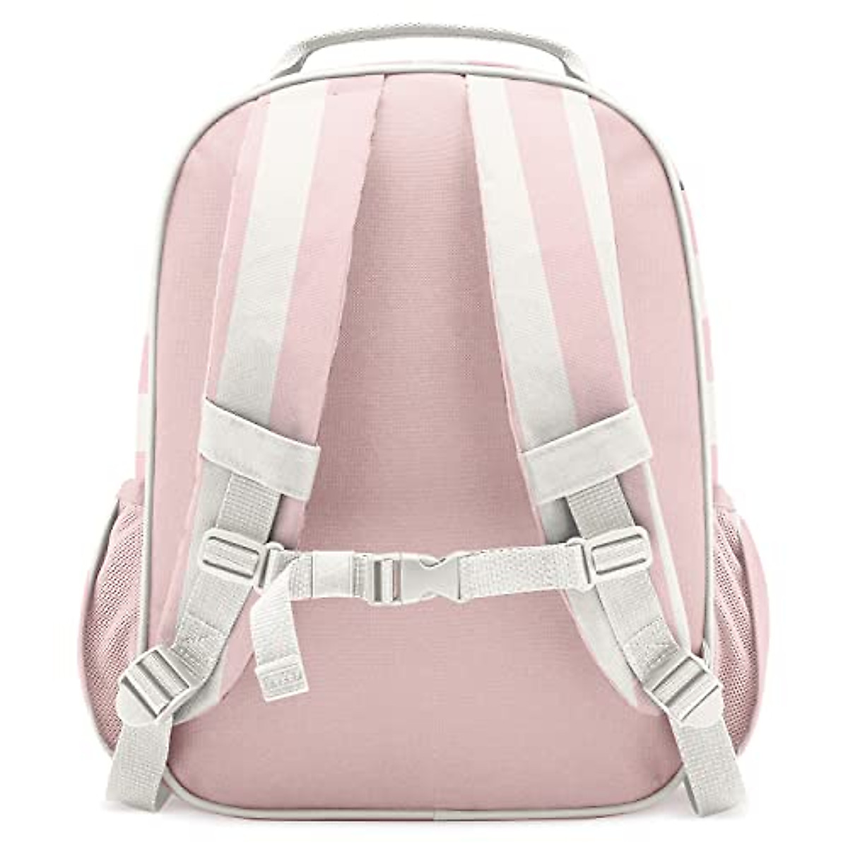 Simple Modern Kids Backpack for School Boys Girls | Kindergarten Elementary Toddler Backpack | Fletcher Collection | Kids - Medium (15" tall) | Just Pink Candy Stripe