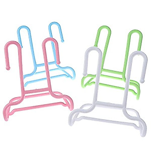 KNFUT Shoe Slots, 2PCS/Set Multi-Function Shelf Drying Rack Shoe Rack Stand Hanger Shoes Hanging Storage Wardrobe Organizer (Color : GN)