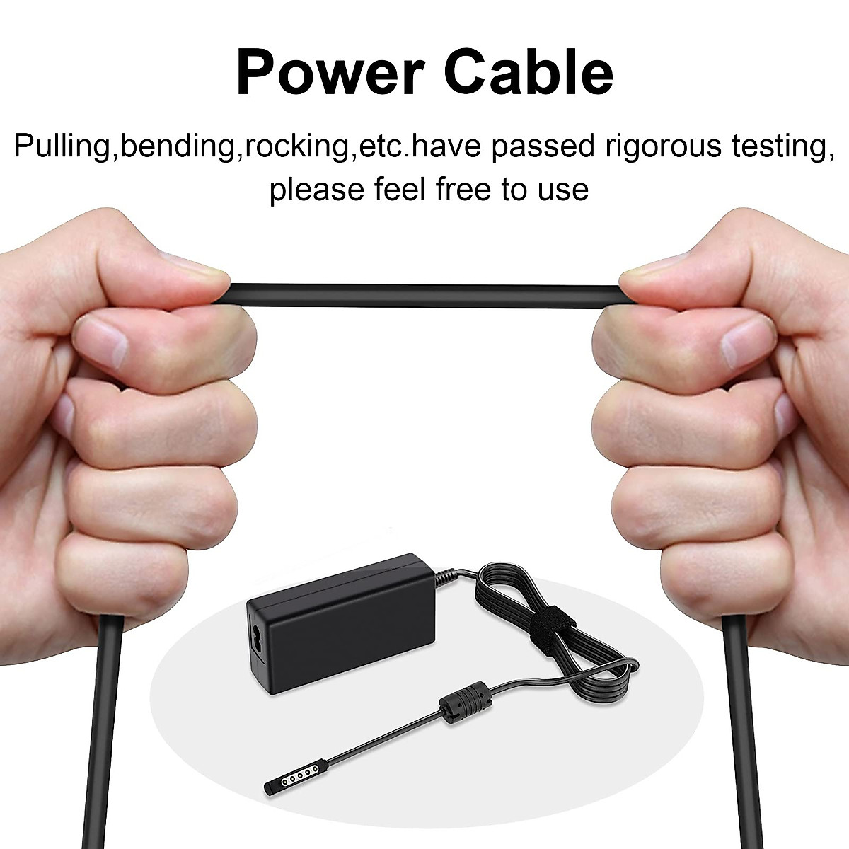 Surface Pro 1 Pro 2 Pro RT Charger, Surface Power Supply Adapter 43W 12V 3.58A Charger Power Cord fit Microsoft Surface Pro 1, Surface Pro 2, Surface RT, 1512 1536 1601 i5 i7 Tablet -Futurebatt