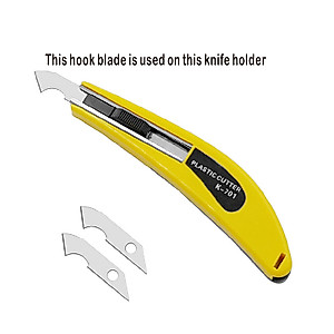 Acrylic Plexiglass Sheet Cutter Hook Knife Replacement Blade, Contains 30 Hook Blades, NO Knife holder.