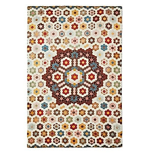 metr Metropolitan Museum of Art, American 'Honeycomb Quilt' Covered Porcelain Mug with Tea Infuser in Gift Box