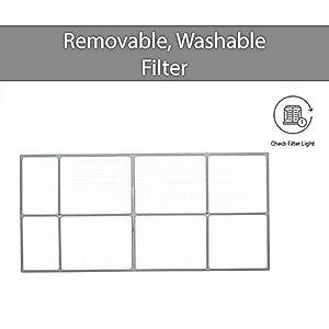 LG 10,000 BTU Dual Inverter Smart Window Air Conditioner, Cools 450 Sq. Ft., Ultra Quiet Operation, Up to 25% More Energy Savings, ENERGY STAR®, works with LG ThinQ, Amazon Alexa and Hey Google, 115V