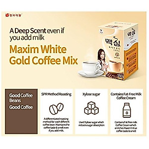 Maxim White Gold Instant Coffee - 100pks (Packaging May Vary)