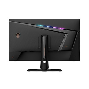 MSI MPG321UR QD 32" Gaming Monitor, 3840 x 2160 (UHD), IPS with Quantum Dot, 1ms, 144Hz, G-Sync Compatible, HDR 600, HDMI, Displayport, USB Type-C, Tilt, Swivel, Height Adjustable, Black
