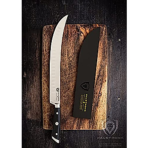 Dalstrong Butcher Knife - 10 inch - Gladiator Series Elite - Cimitar Breaking Knife - Forged High-Carbon German Steel - Razor Sharp Meat Kitchen Knife - Sheath Included - NSF Certified