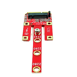 Ableconn MPEX-134B Mini PCIe Adapter with M.2 Key B Slot - Support USB/PCIe/SATA Based M2 B Key or B-M Key Module for Mini PCI Express